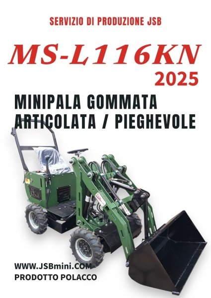 Escavatori, caricatori, dumper caricatore - NUOVO 2025 - Direttamente dal produttore JSB - Varie ...